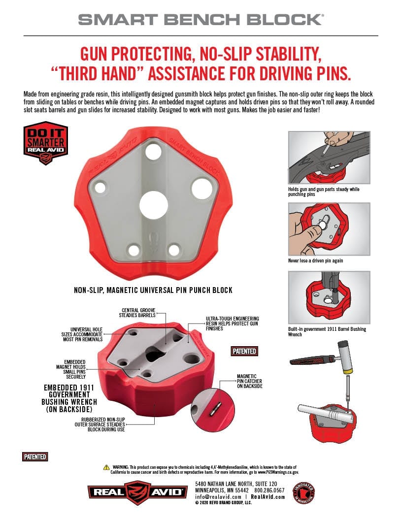 Real Avid Smart Bench Block – MC Tactical