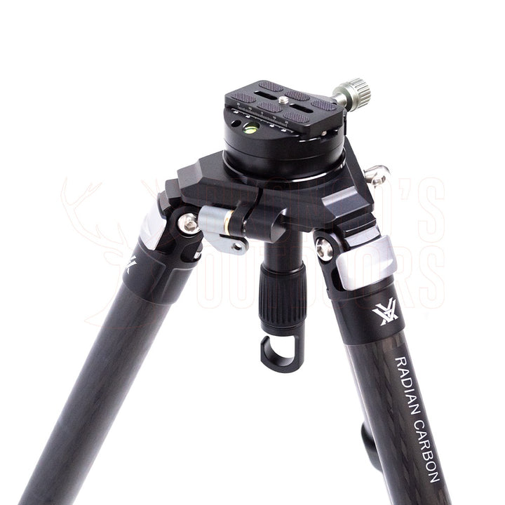 Vortex Radian Carbon™ With Leveling Head Tripod Kit – MC Tactical